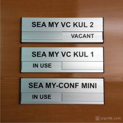 Aluminium Slatz Office Door Sign DOR-861 – sign96