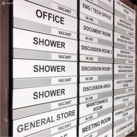 Aluminium Slider Office Room Door Sign DOR-823 – sign96