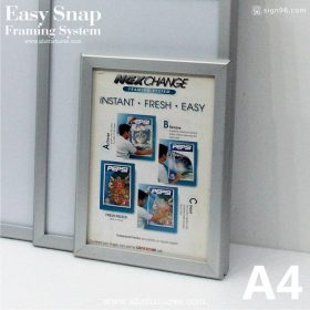 A3 A4 Aluminium Easy Snap Frame Poster Display Stand Adjustable Height – sign96