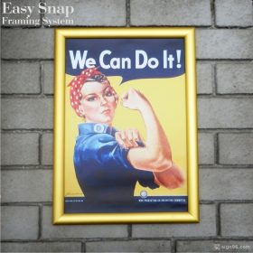 A2 A3 A4 Gold Aluminium Easy Snap Poster Frame For Quality Motivational ...