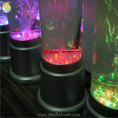 Bubble Modern Mini Water Features RGB LED Decoration Acrylic Tube – sign96