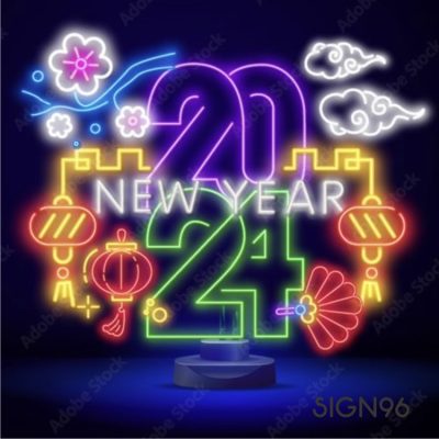 Prosperous Lunar Dragon Celebration 2024 Happy Chinese New Year LED ...