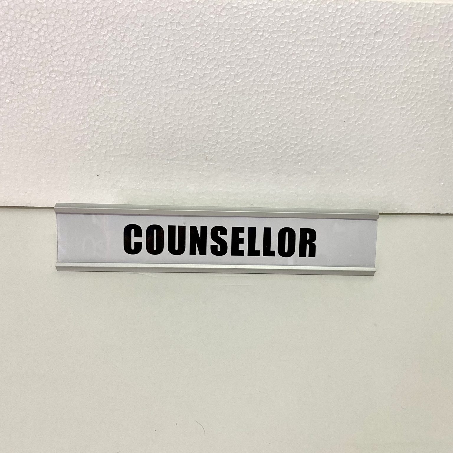 Aluminium Sign System L Angle Profile Counter Table Top Reserve ...